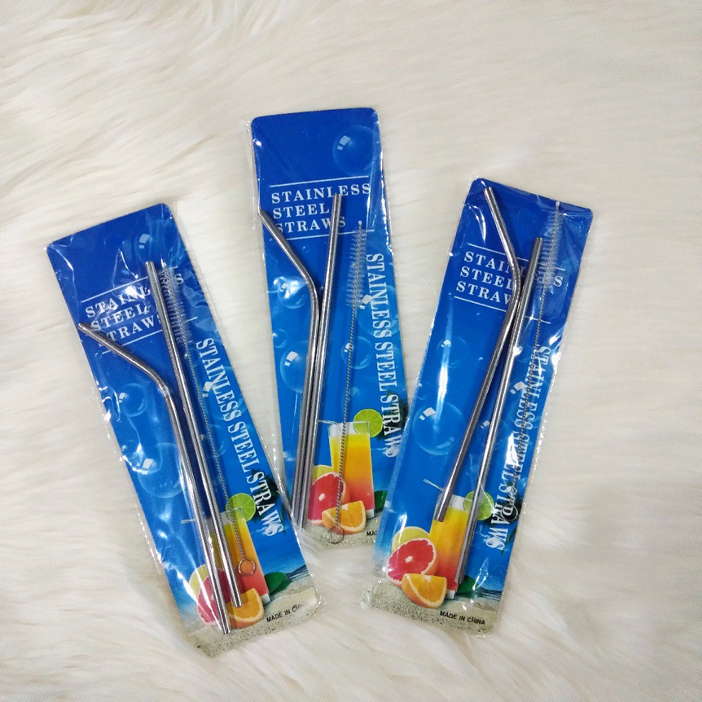 Jual Sedotan Besi Set Stainless H-373A | Shopee Indonesia