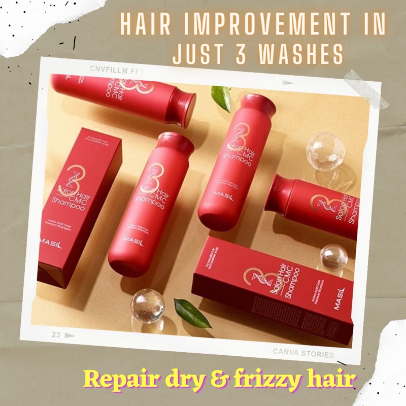Jual MASIL 3 Salon Hair CMC Shampoo | Shopee Indonesia