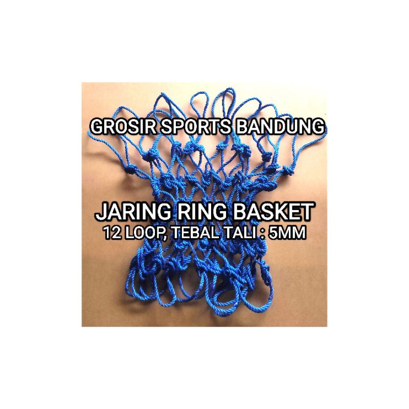 Jual JARING RING BASKET 12 LOOP, TEBAL TALI 5MM | Shopee Indonesia