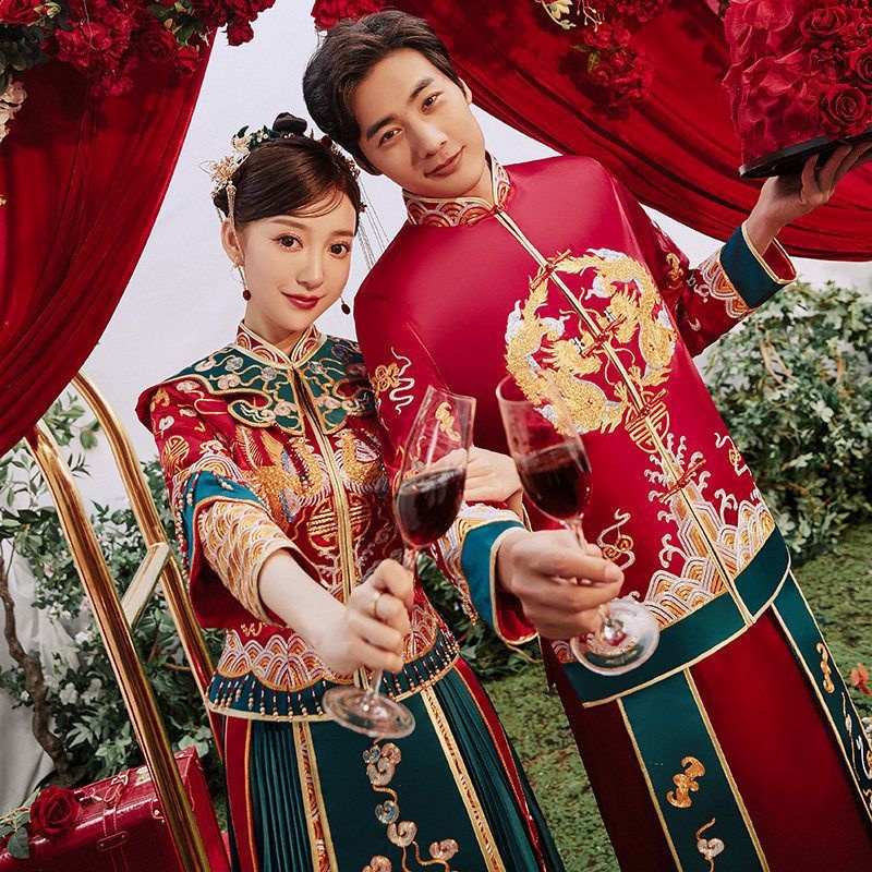 Jual Realpic CHW-96 S-2XL Cheongsam sangjit impor gaun sangjit pakaian ...