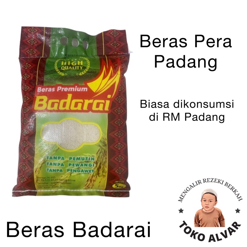 Jual Beras Pera Padang Beras Badarai 5kg | Shopee Indonesia