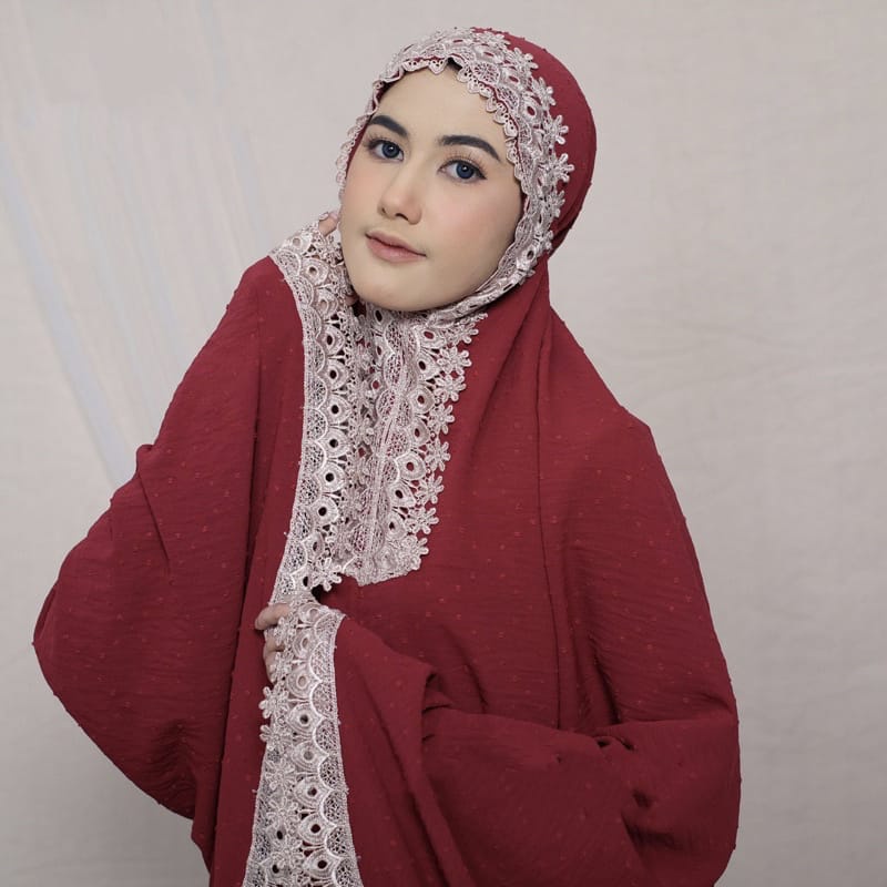 Jual Mukena Dewasa 2 in 1 Rayon Crinkle Airflow Perlengkapan Sholat ...