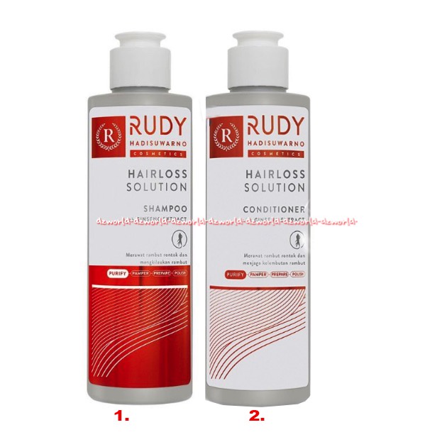 Jual Rudy Hadisuwarno Hair loss 200ml Defense Shampoo Conditioner rudi Gingseng Rudy Hadi ...