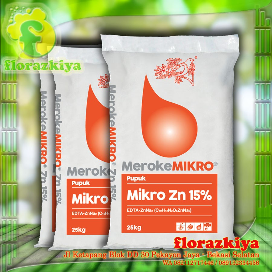 Jual Pupuk Mikro Tunggal Meroke Mikro ZN 15% EDTA Kemasan Original 500 ...