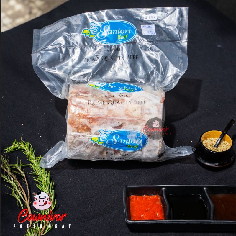 Jual Santori Blue Label Tenderloin Beef Steak 1 slice 200 gr / 5 slice ...