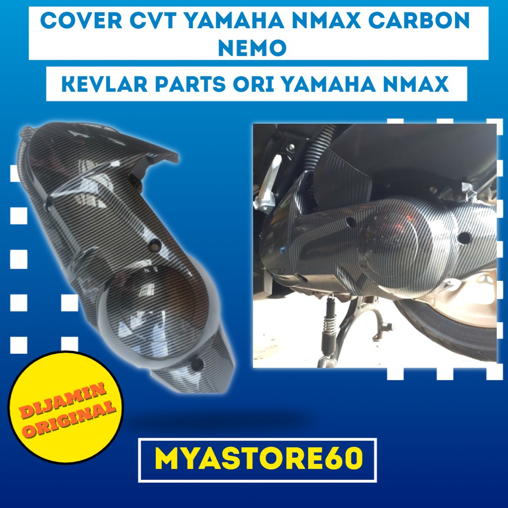 Jual Cover CVT Yamaha Nmax Carbon Nemo / Tutup Cvt Nmax Karbon Carbon ...