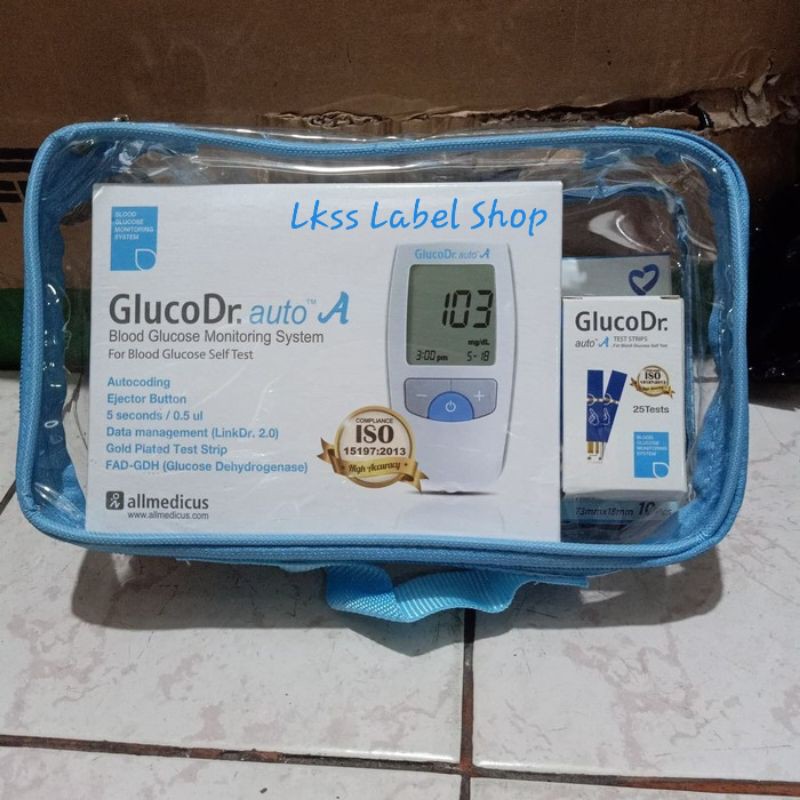 Jual Alat Test Gula Darah)Gluco Dr Auto A Plus Strip | Shopee Indonesia