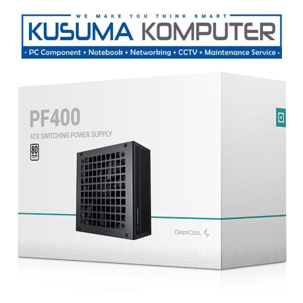 Jual Deepcool PSU PF400 400W 80+ White Flat Black Kabel | Shopee Indonesia