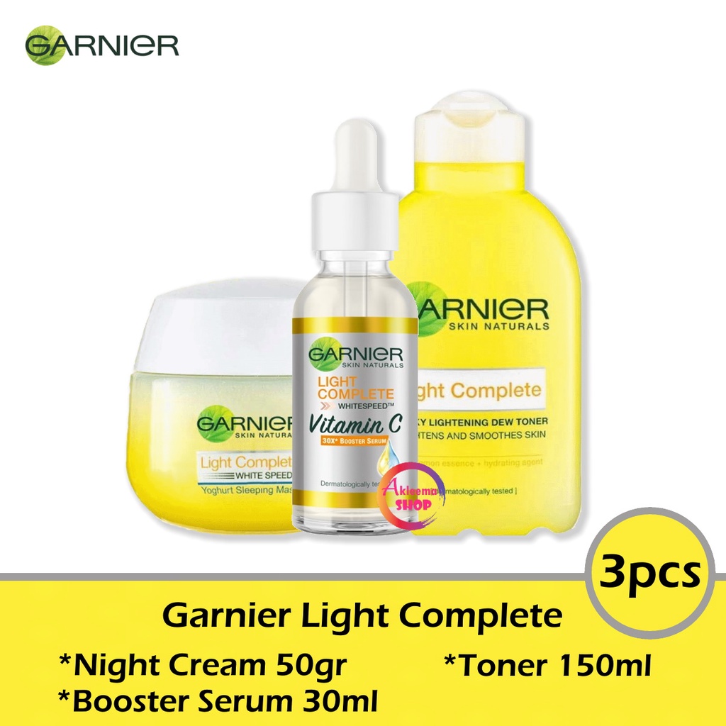 Jual Paket Garnier light complete 3pcs | Shopee Indonesia