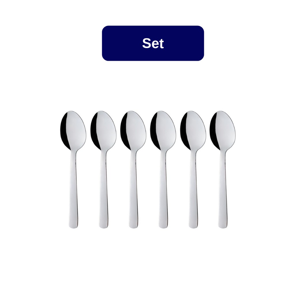 Jual Tanica Deli Sendok Makan / Tablespoon Set 6 pcs | Shopee Indonesia