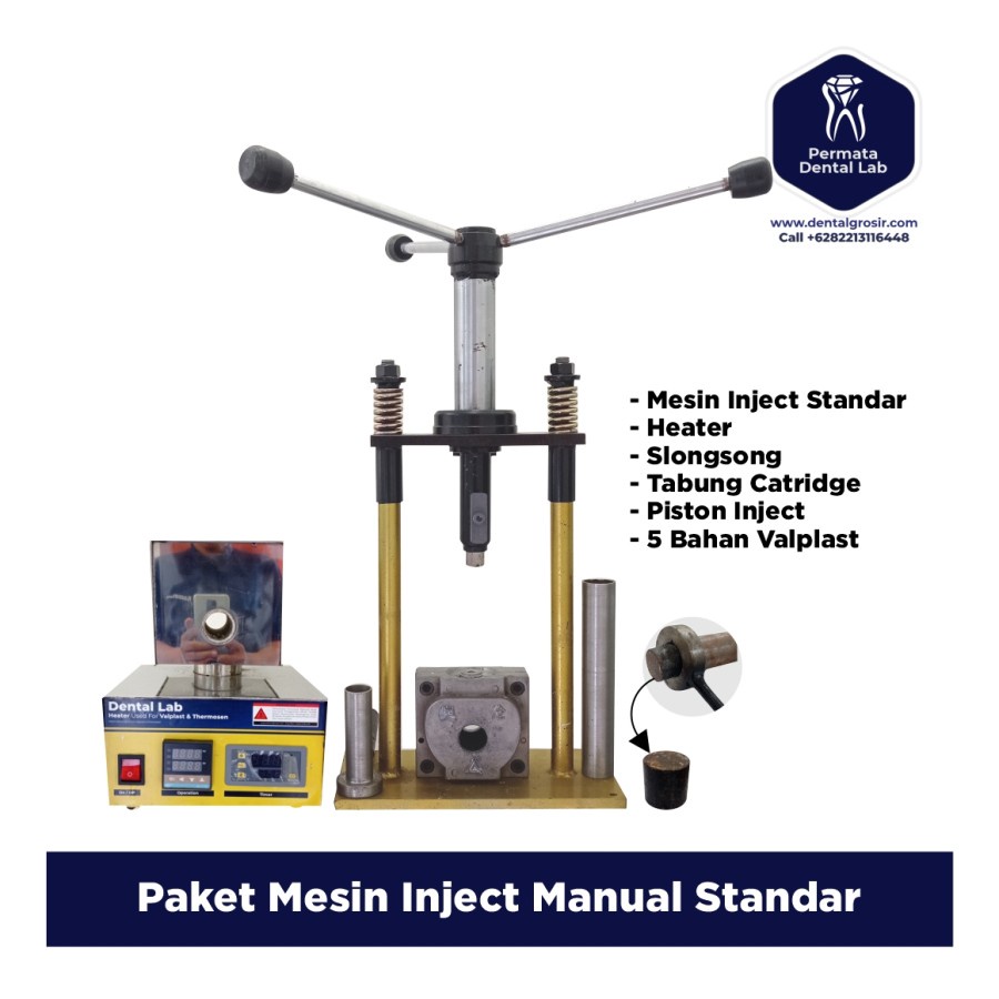 Jual Paket alat Inject Valplast Standar Full Set siap produksi Valplast ...