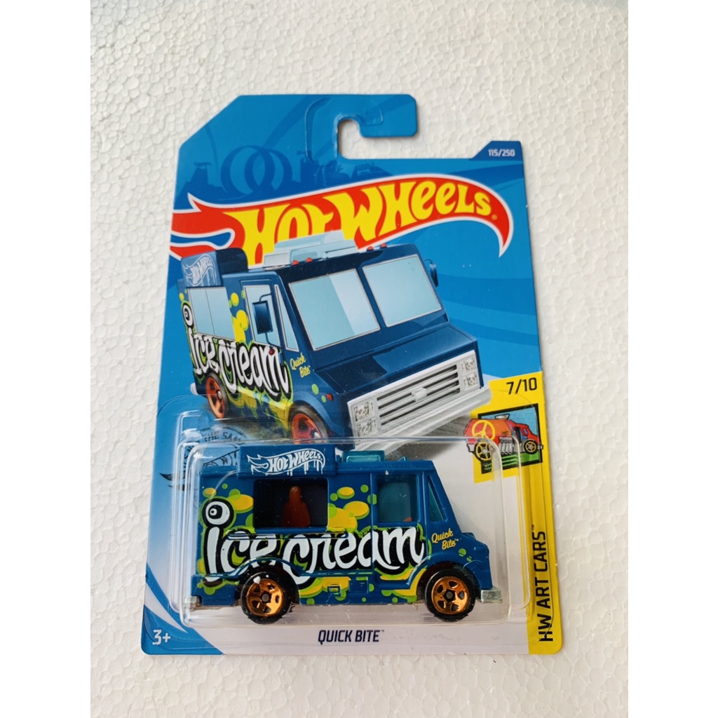 Jual HOT WHEELS HOTWHEELS QUICK BITE BIRU ICE CREAM CAR DIECAST MOBIL ...