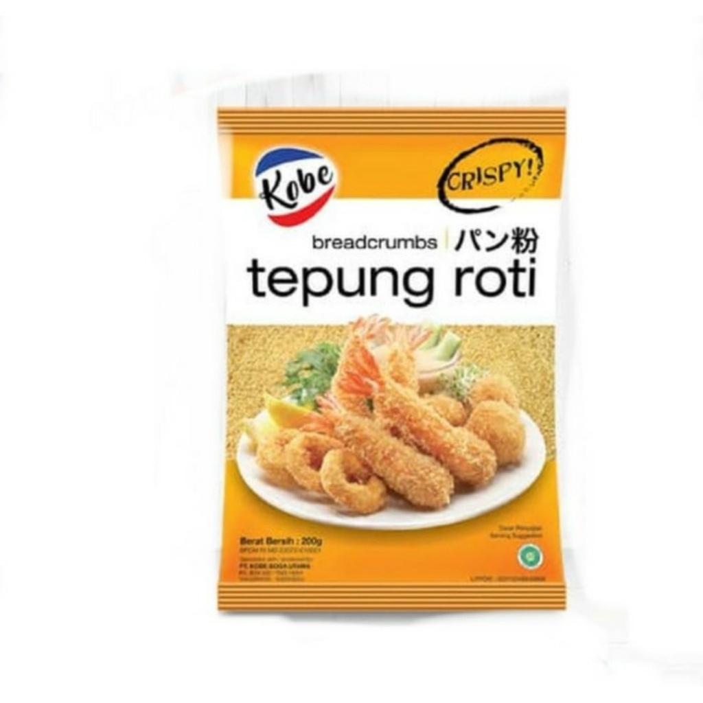 Jual KOBE Tepung Roti / Breadcrumbs Panir Crispy 200gr | Shopee Indonesia
