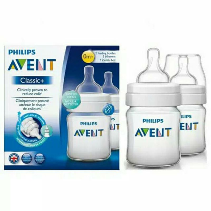 Jual Philips Avent Botol Classic Twin Pack Isi 2 SCF560/27 (125 ml ...
