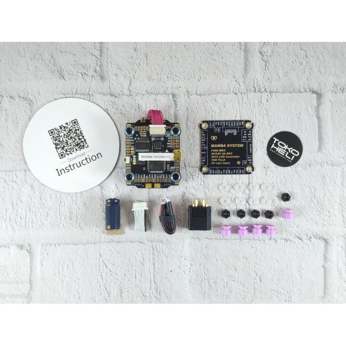 Jual Diatone Mamba F405 MK2 F40 40A 3-6S Flight Controller FC ESC Tower ...