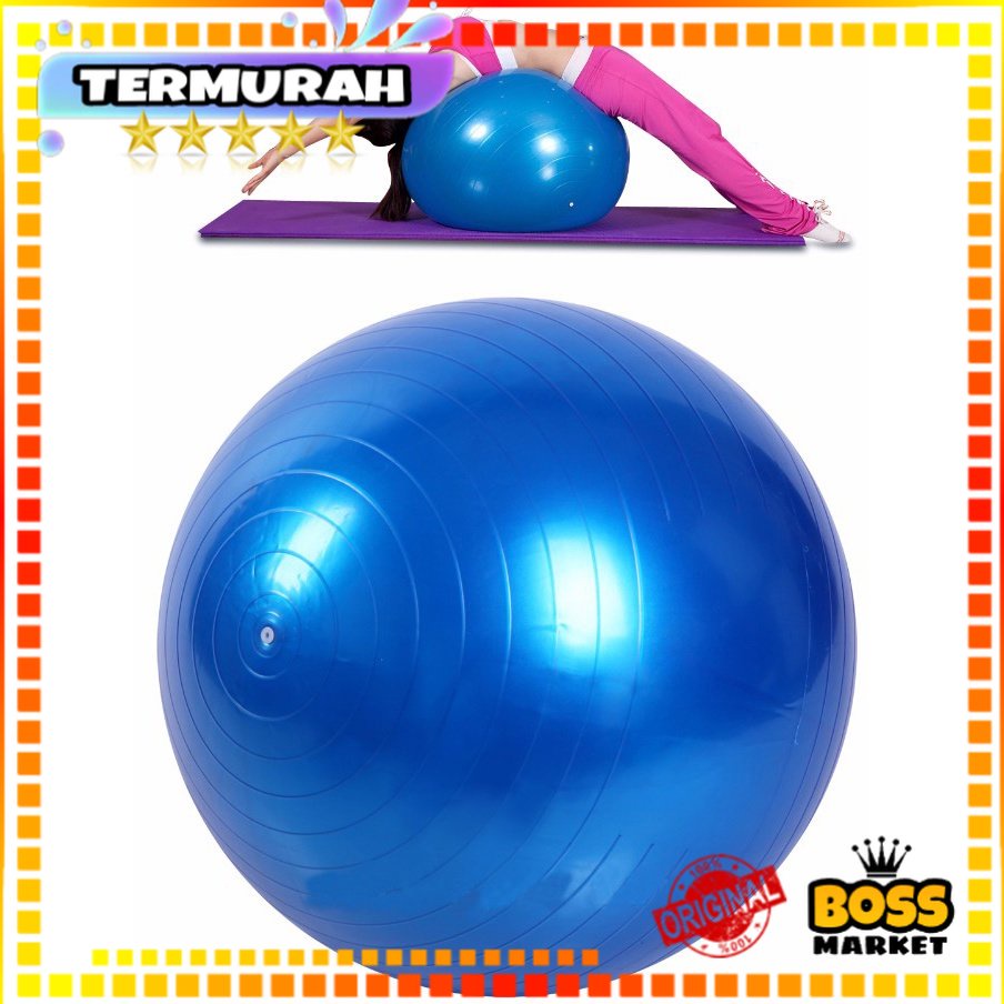 Jual Bola Yoga Alat Olahraga Pilates Fitness Gymball Latihan Senam Ibu ...