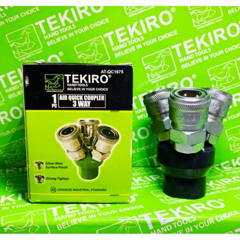 Jual Coupler TEKIRO 3 Cabang Sambungan Selang Kompresor 3 cabang ...