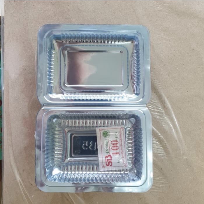 Jual [Isi 100Pcs] Kotak Makanan Mika SB 5 / Kotak Mika Box Plastik ...