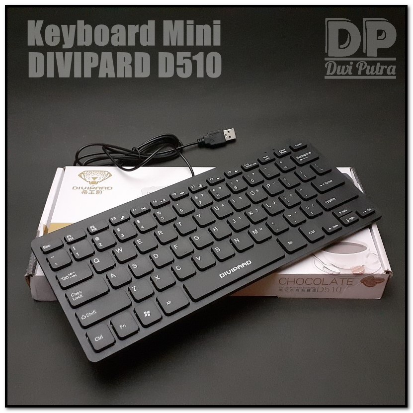 Jual KEYBOARD MINI DIVIPARD D510 USB // CHOCO OFFICE MULTIMEDIA ...