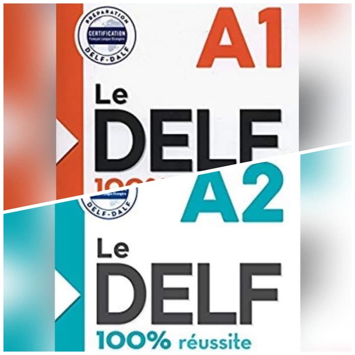 Jual Paket 2 Buku DELF A1 & A2 100% + CD (French Edition) | Shopee ...