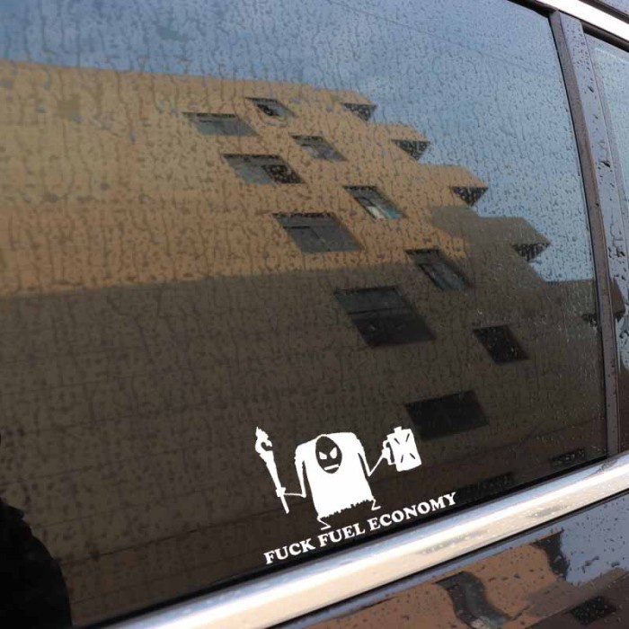 Jual STIKER STICKER MOBIL FUCL ECONOMY CAR STICKER FUNNY stiker monster ...