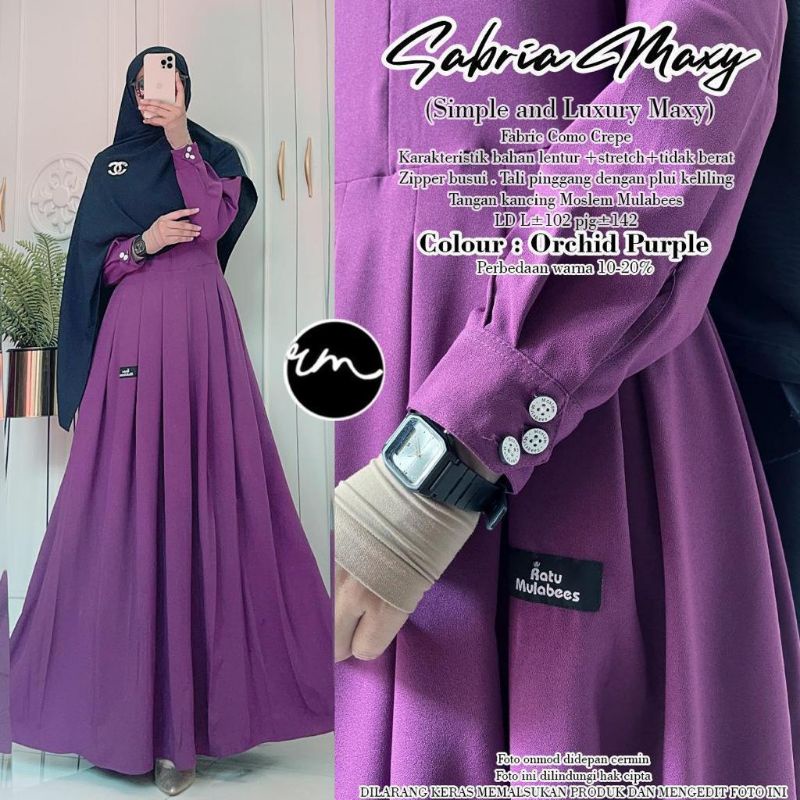 Jual sabria maxy by ratu ori/dress irish by ratu/ori ratu solo | Shopee ...
