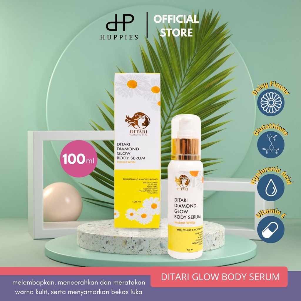 Jual Ditari Diamond Glow Body Serum Glutathione Extra White/Instant White | Shopee Indonesia