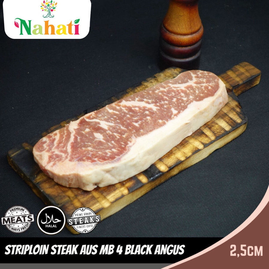 Jual Sirloin Steak Australia MB 4 Beef Steak Wagyu Juicy 2,5cm | Shopee ...