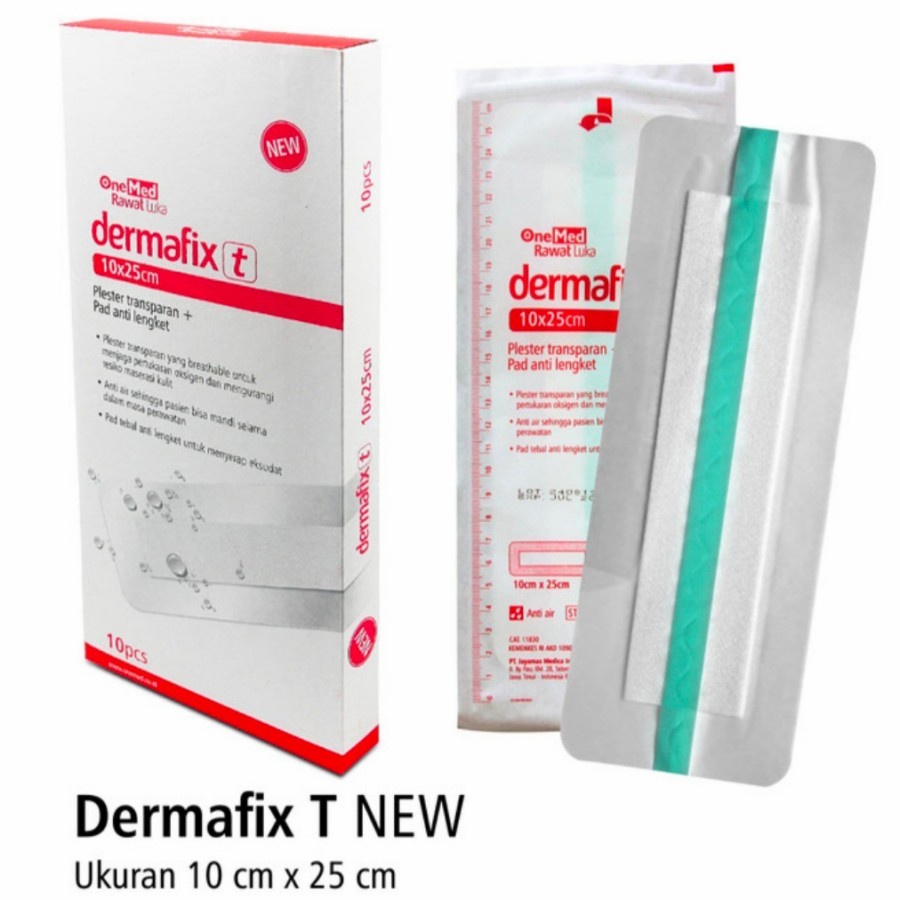 Jual Dermafix T 10 x 25cm Onemed Plester Bening Steril 10x25 Peralatan ...