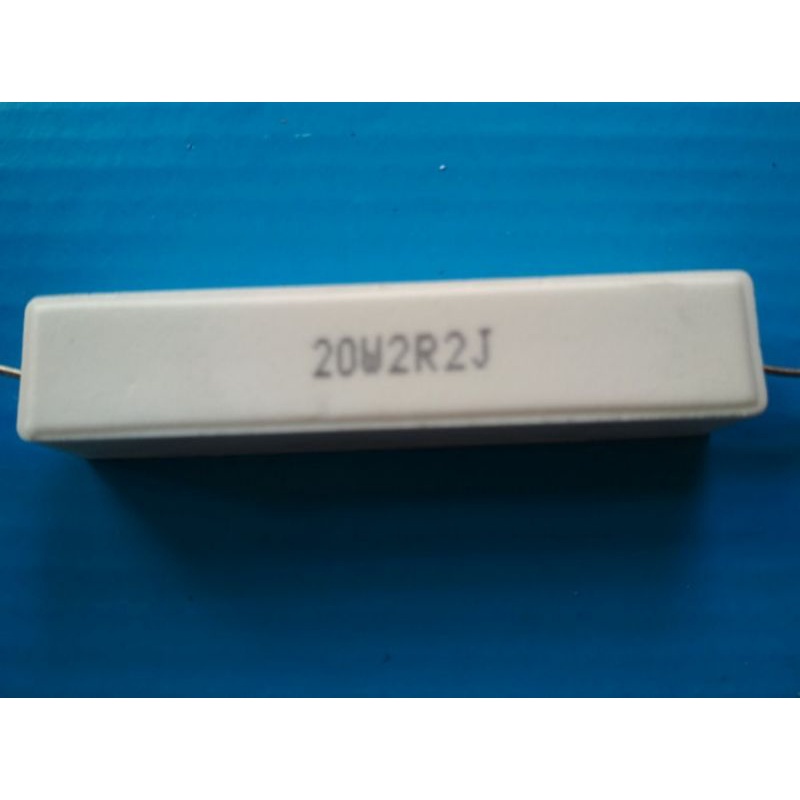 Jual Resistor 20 watt 2,2 Ohm ukuran bisa requst 1-300Ohm | Shopee ...