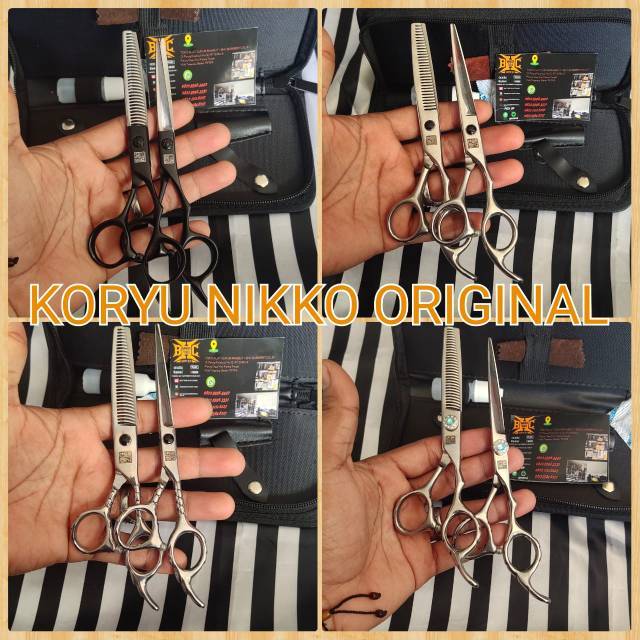 Jual KORYU NIKKO ORI JAPAN Set gunting rambut gunting potong gunting ...