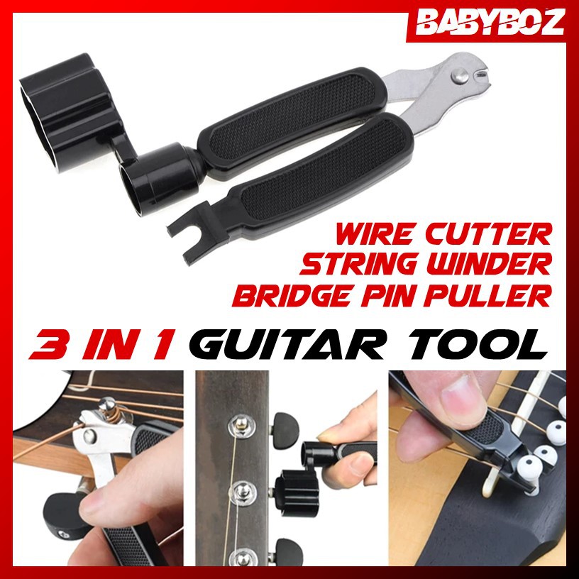 Jual ALAT GITAR ONEMusic Guitar Tools 3 in 1 String Winder + Bridge ...