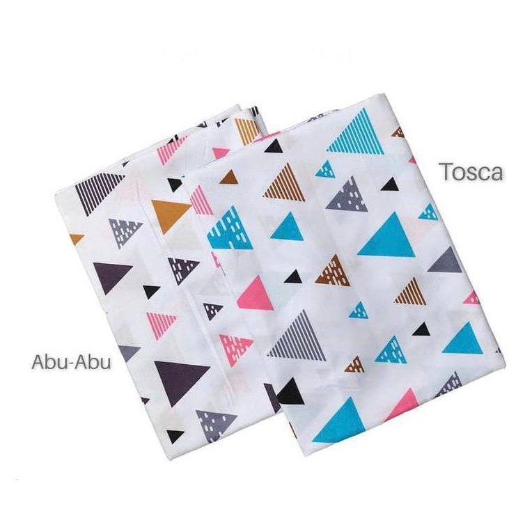 Jual KONICO Bahan Kain Sprei Bahan MIKROTEX Motif MINIMALIS anak SEGITIGA ( kain meteran ...