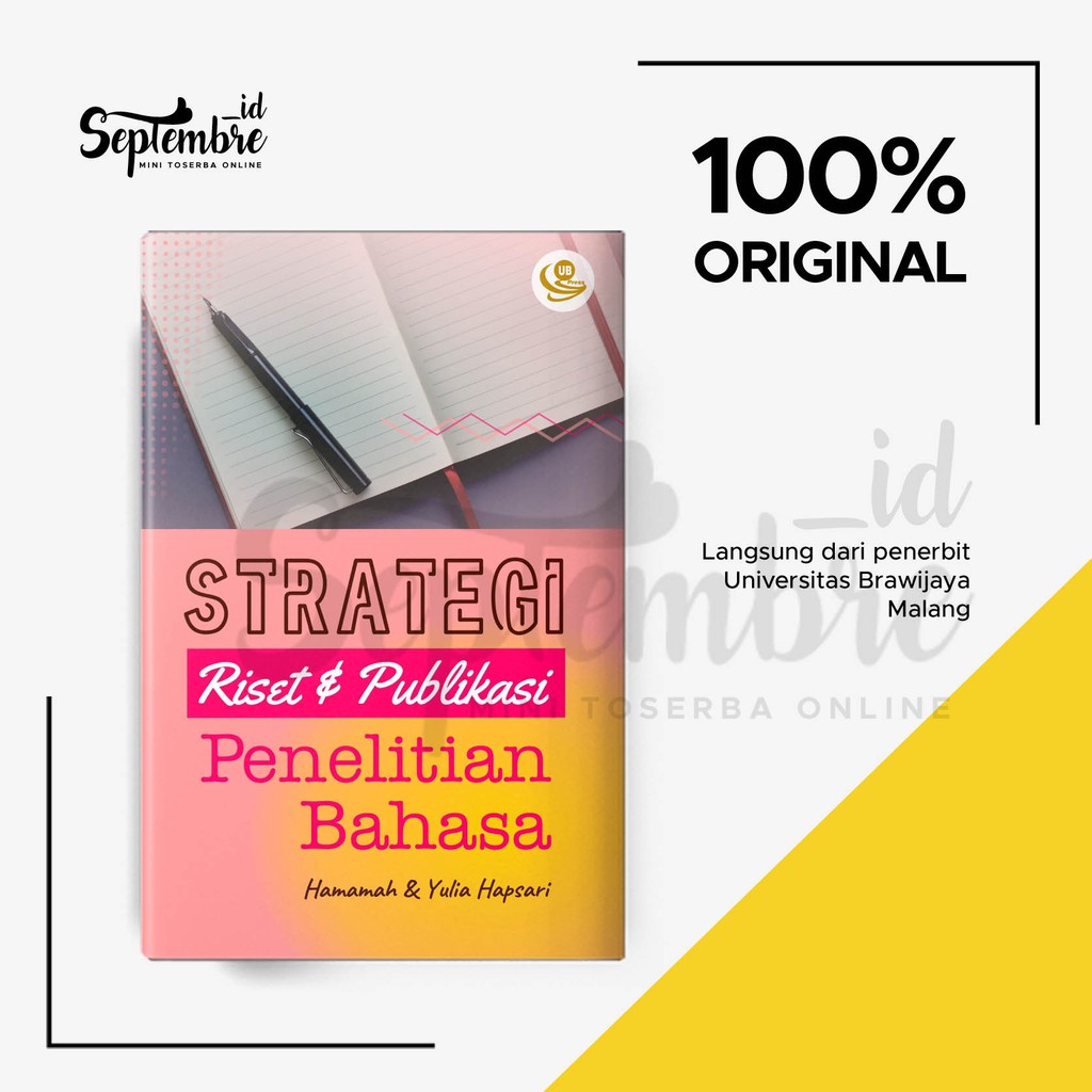 Jual Buku Original Strategi Riset dan Publikasi Penelitian Bahasa | Shopee Indonesia