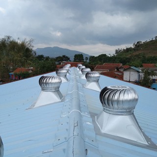 Jual Kipas Cyclone Turbine Ventilator Aluminium Ventilasi Udara Atap ...