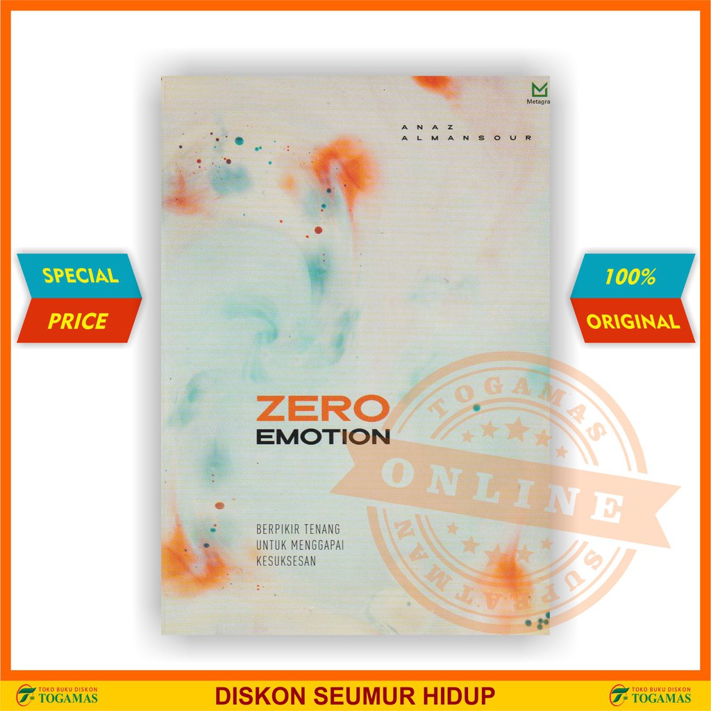 Jual ZERO EMOTION (BERPIKIR TENANG UNTUK MENGGAPAI KESUKSESAN) - ANAZ ...