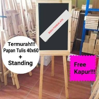 Jual Papan Tulis Kapur Standing Tripot Papan Menu Cafe Papan Board Dan ...