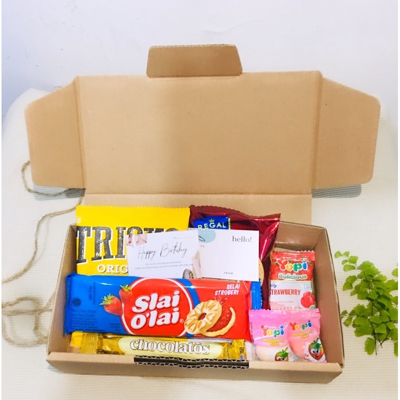Jual KADO/HAMPERS SNACK BOX/HAMPERS SMALL/HADIAH ULANG TAHUN/HADIAH ...