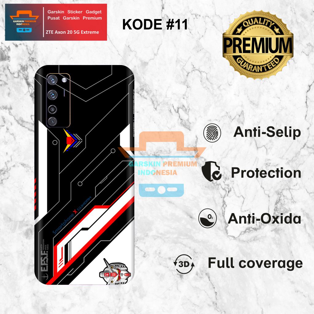 Jual COD Garskin Sticker ZTE Axon 20 5G Extreme Motif 11-15 Bisa ...