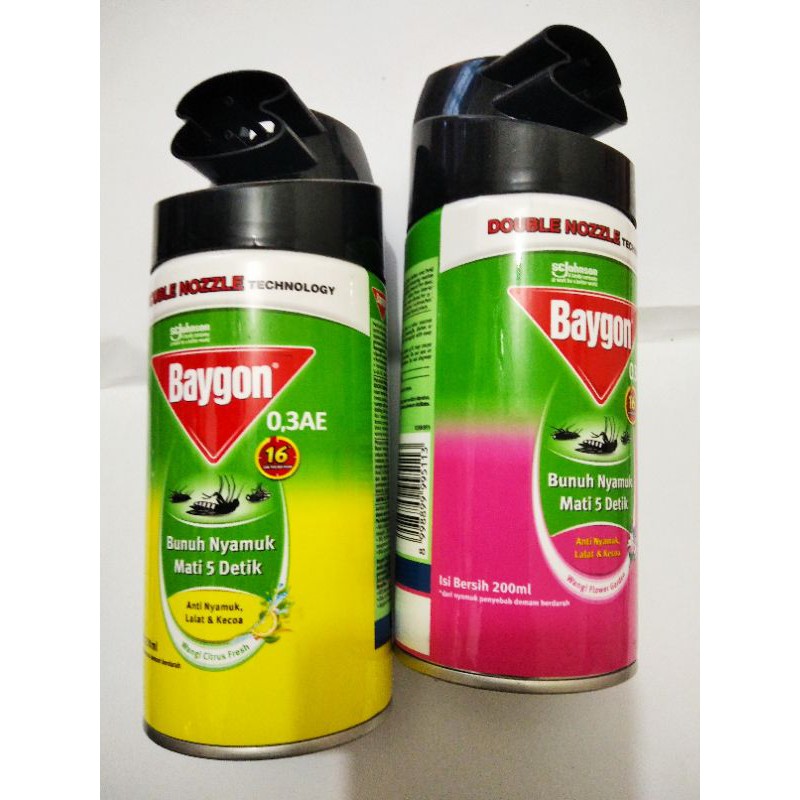Jual BAYGON OBAT NYAMUK AEROSOL SPRAY, SEMPROT 200gr | Shopee Indonesia