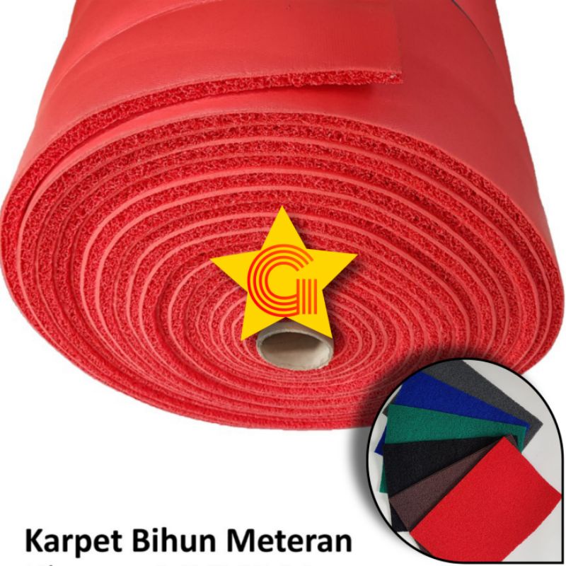 Jual Karpet Keset PVC Anti Slip Bihun 50x120cm 15mm (1/2 meteran) Polos ...