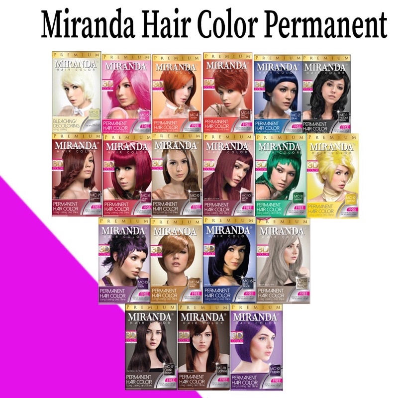 Jual Miranda Hair Color | Pastel Series | Shopee Indonesia