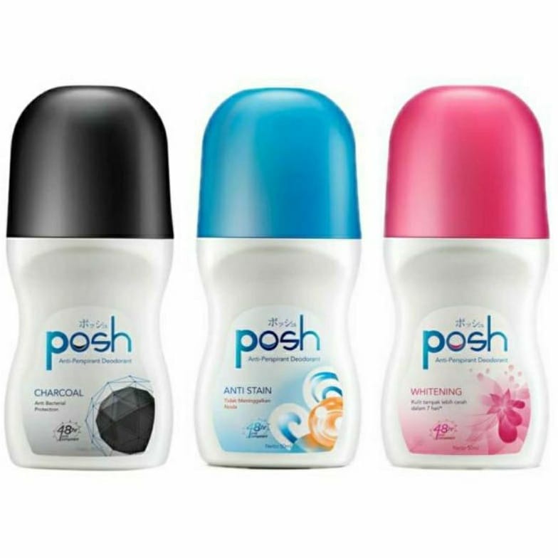 Jual POSH Roll On Whitening Botol 50ml (Posh Woman) | Shopee Indonesia