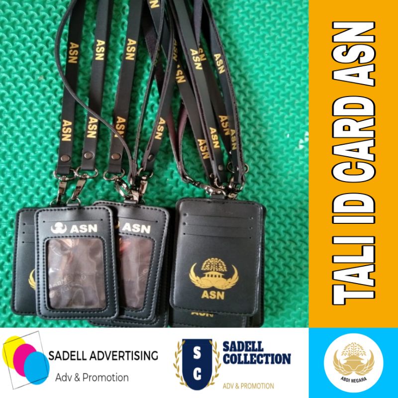 Jual Tali Id Card ASN Id Card ASN Hitam | Shopee Indonesia