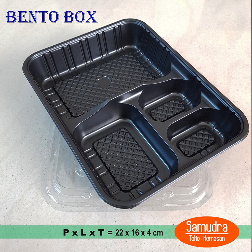 Jual Bento Box sekat 4 / Tray Bento / Mika Bento / Lunch Box | Shopee ...