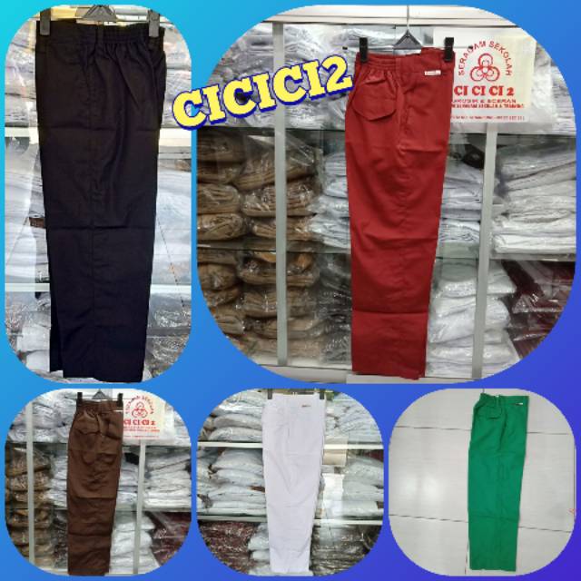 Jual Celana Panjang SD Merah Putih Pramuka Hitam Seragam Sekolah CICICI 2 | Shopee Indonesia