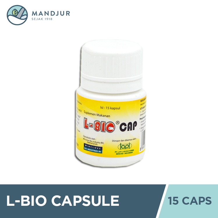 Jual L-Bio 15 Kapsul - Suplemen Probiotik untuk Kesehatan Saluran Cerna ...