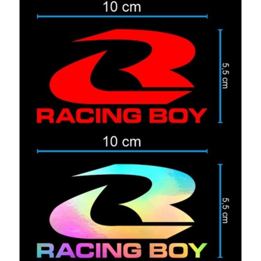 Jual Stiker Cutting Motor logo RACING BOY Variasi Sepeda Motor | Shopee ...