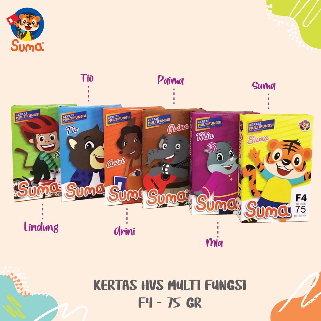 Jual SUMA Kertas Print F4 HVS 75 gr | Shopee Indonesia