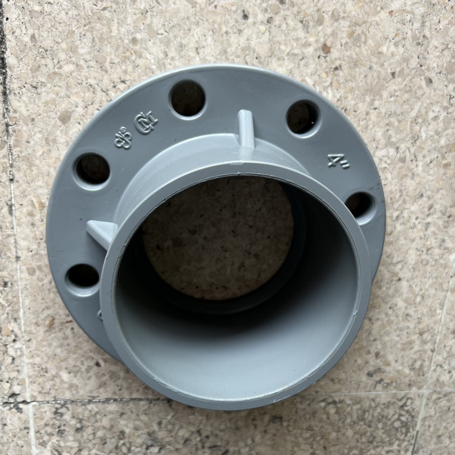 Jual Flange 4 inch CM jis 10K 100 standard PVC AW Tebal Flange 4” inch ...